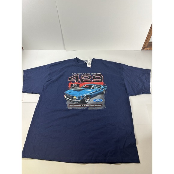Delta | Shirts | Nwt Vintage Ford Mustang Boss 429 Tshirt Size Xxxl Y2k ...